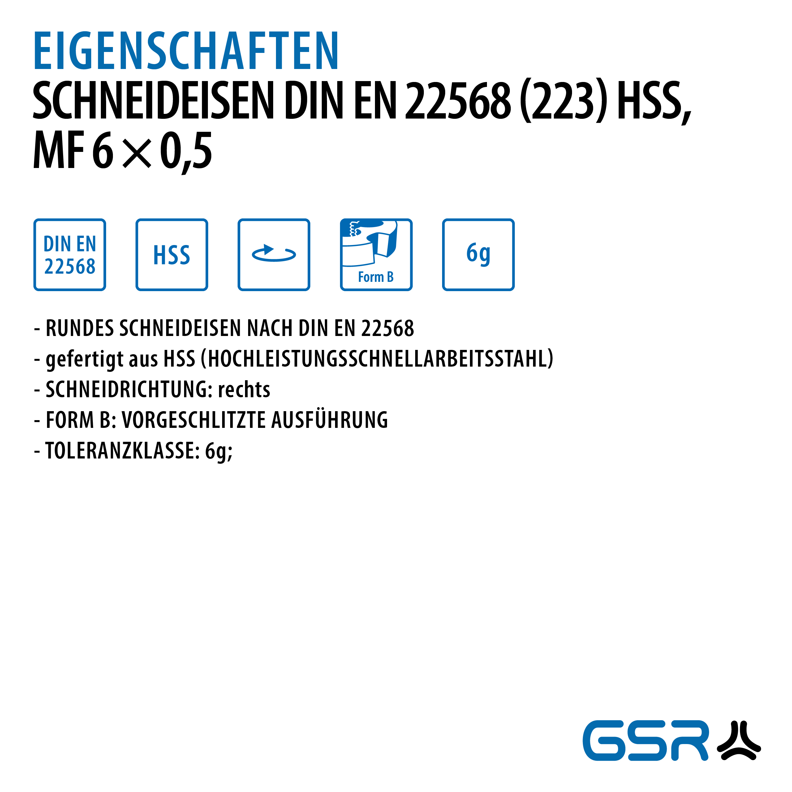 Artikeldetails SchneideisenM6_0,5